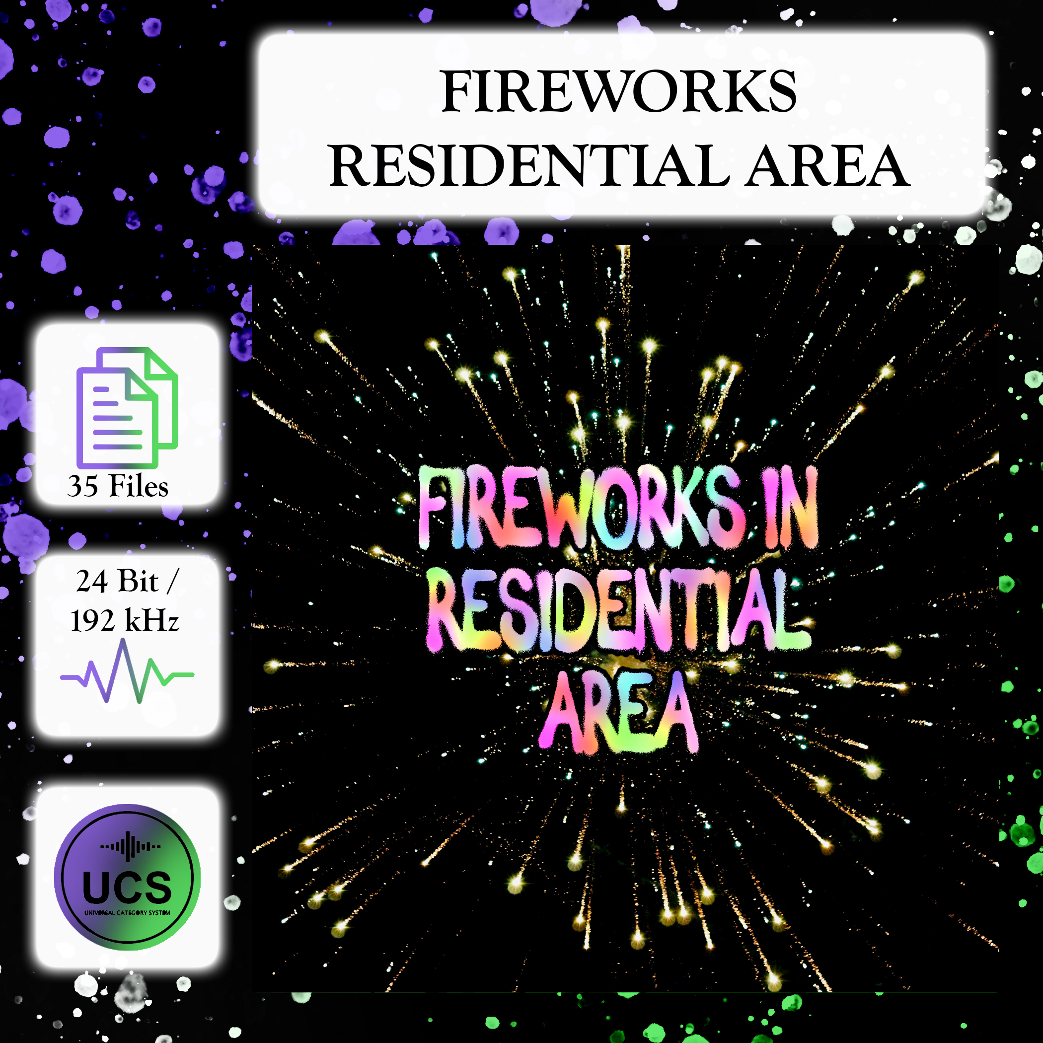 Fireworks - Residential area | Firework Sound Effects Library ...