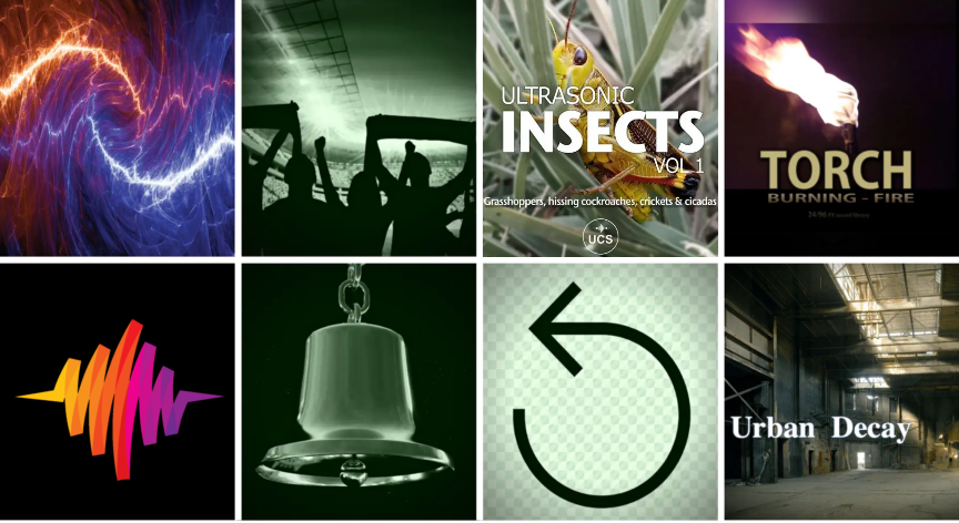 Great new sound effects: Torches, insects, football crowds, quiet urban ...